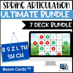 Boom Cards Spring Articulation Mega Bundle: R, S, Z, L, TH, SH, CH ...