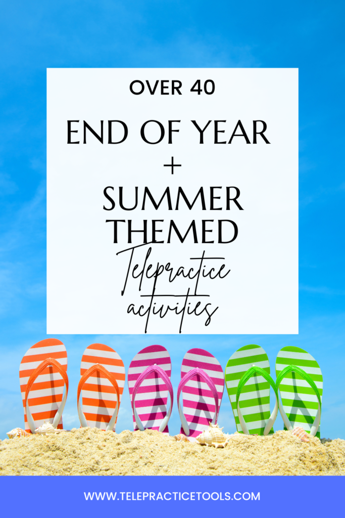 Fall Themed Speech Therapy Telepractice Activities » Telepractice Tools