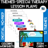 Bundle! 9 Spring Themed Speech Therapy Lesson Plans for Preschool and ...