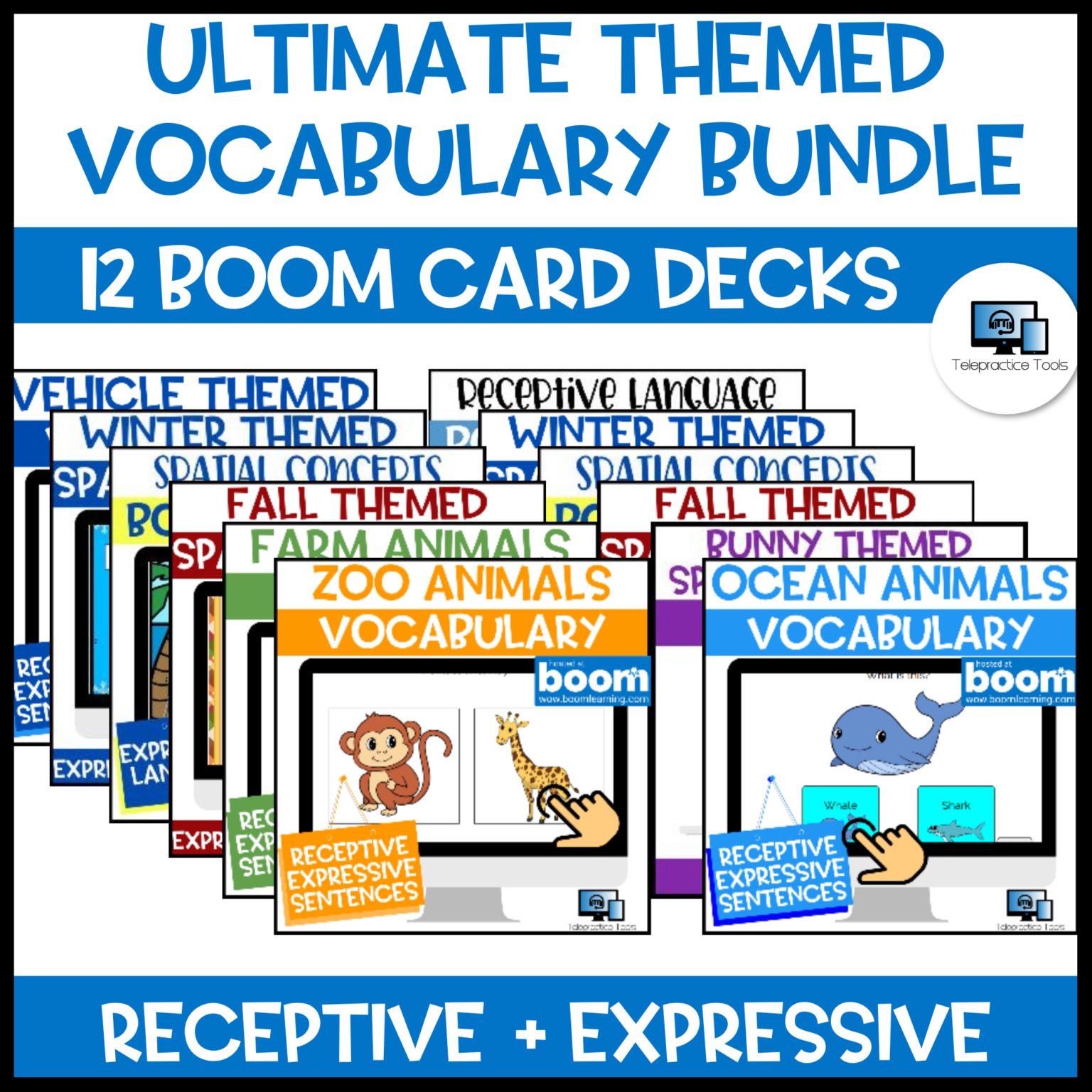 Ultimate Themed Vocabulary Bundle for Preschool and Early Intervention ...