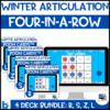 BOOM! WINTER ARTICULATION Four-in-a-Row: /r/, /s/, /z/, /l ...
