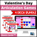 BOOM! Valentine’s Day Articulation Four-in-a-Row: R, S, Z, L ...