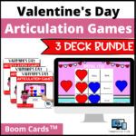 BOOM! Valentine’s Day Articulation Tic-Tac-Toe Bundle: TH, SH, CH ...