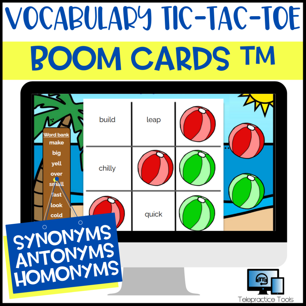 BOOM Cards! Themed Ocean Animal Vocabulary for Preschool and EI ...
