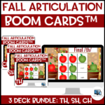 Fall Themed Speech Therapy Telepractice Activities » Telepractice Tools