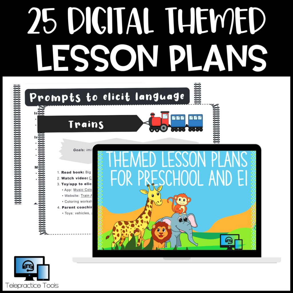 Themed Lesson Plans for Preschool » Telepractice Tools