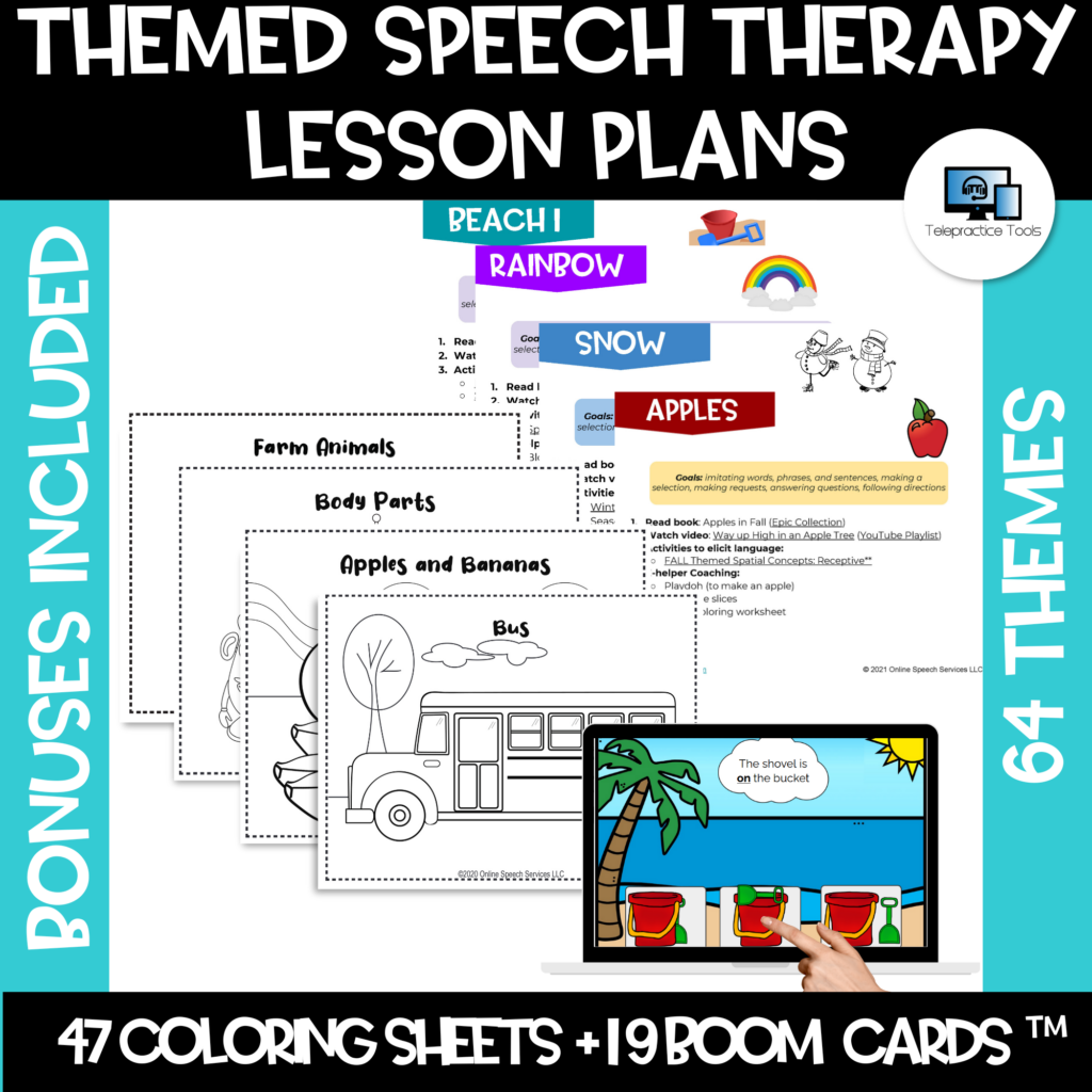 Themed Lesson Plans for Preschool » Telepractice Tools