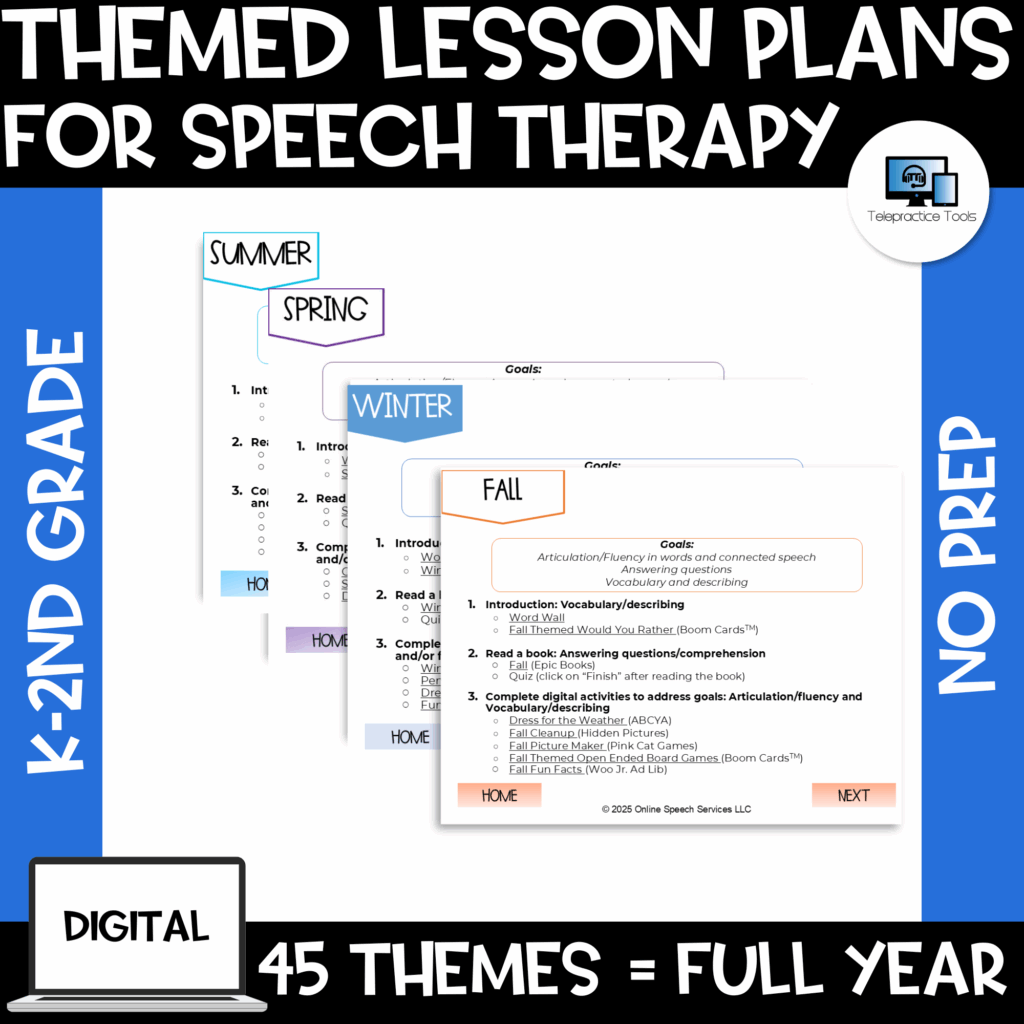 Digital educational materials » Telepractice Tools